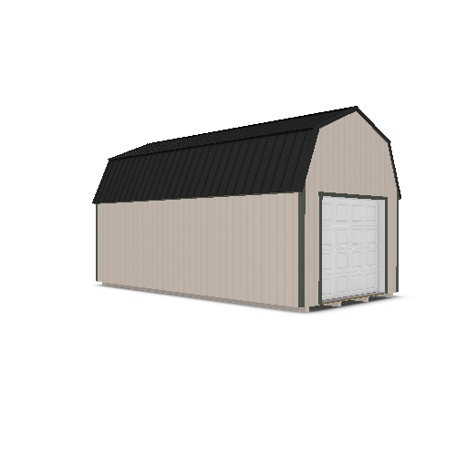 Lofted Garage 12×24 – Better Built Buildings